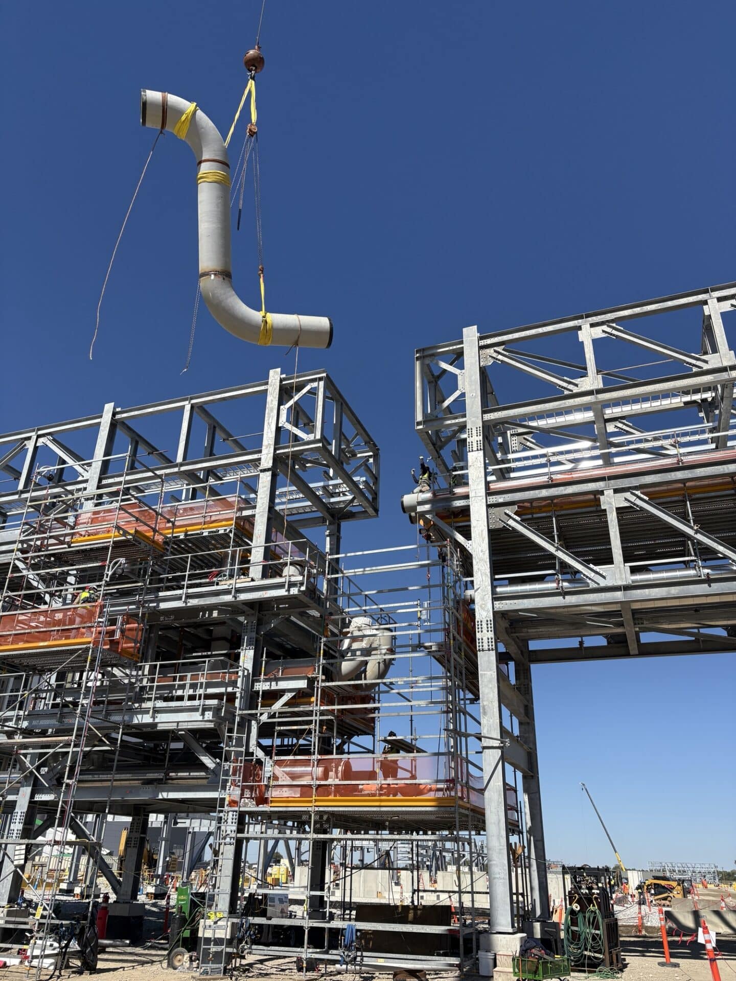 Pharmaceutical Facility Pipe Rack Module Install & Interconnects ...